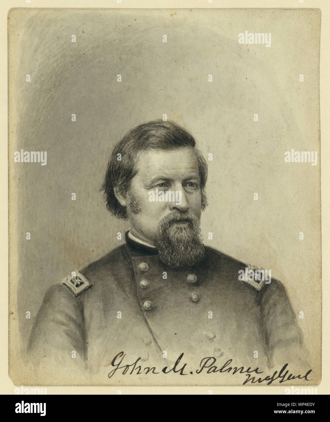 John M. Palmer Maj Genl Stock Photo - Alamy
