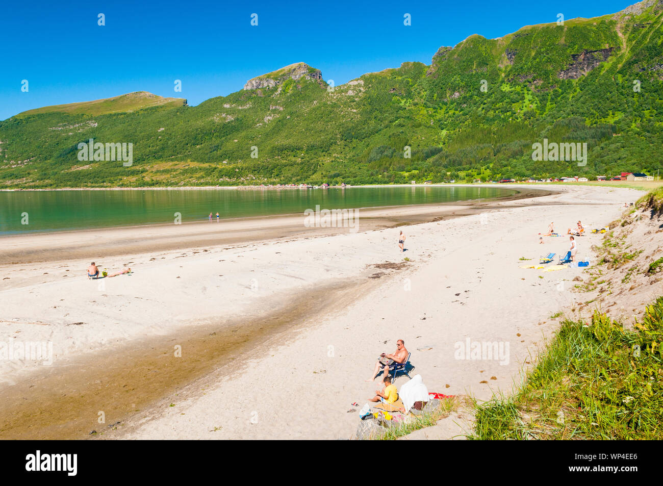 Beautiful beaches in Northern Norway Stock Photo - Alamy