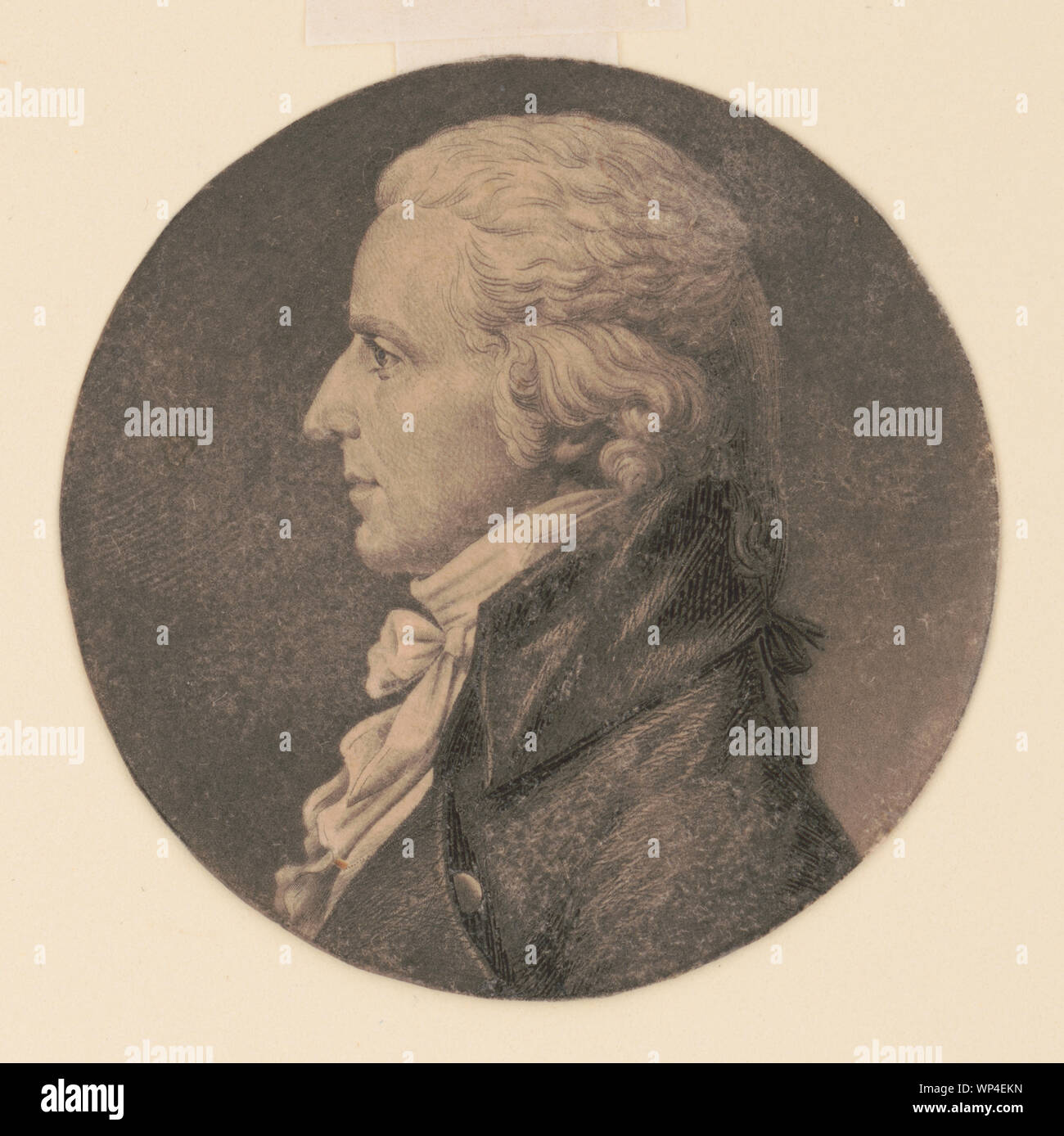 John Mayo II, head-and-shoulders portrait, left profile Stock Photo - Alamy