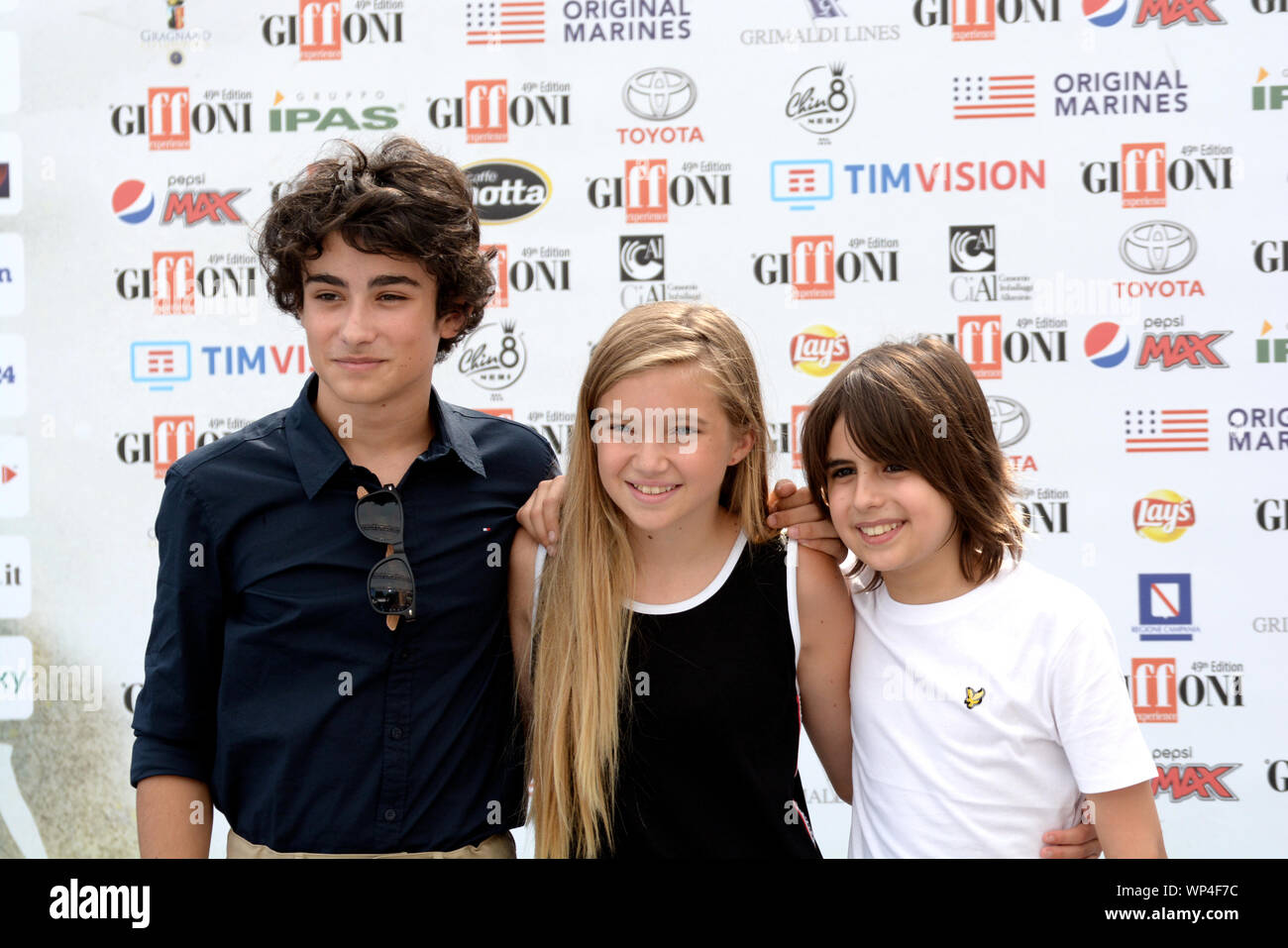 Giffoni Valle Piana, Sa, Italy - July 21, 2019 : Cast Tv Series : " New ...