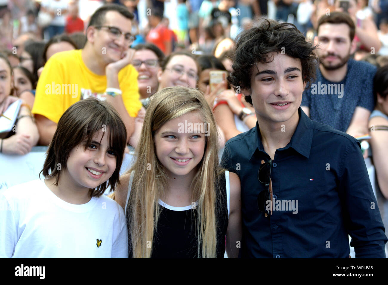 Giffoni Valle Piana, Sa, Italy - July 21, 2019 : Cast Tv Series : " New ...
