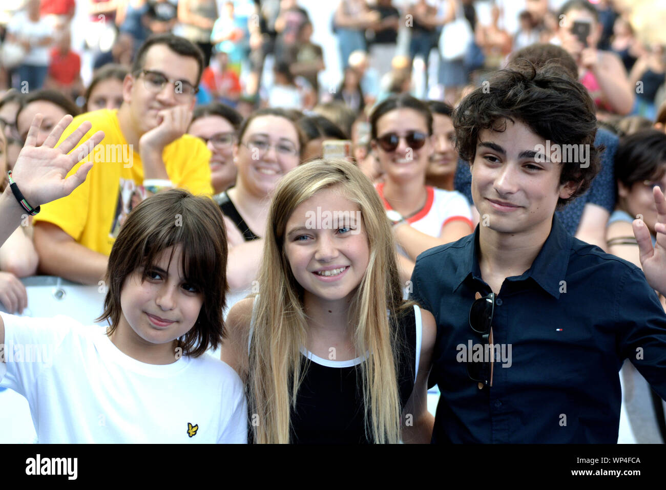 Giffoni Valle Piana, Sa, Italy - July 21, 2019 : Cast Tv Series : " New ...