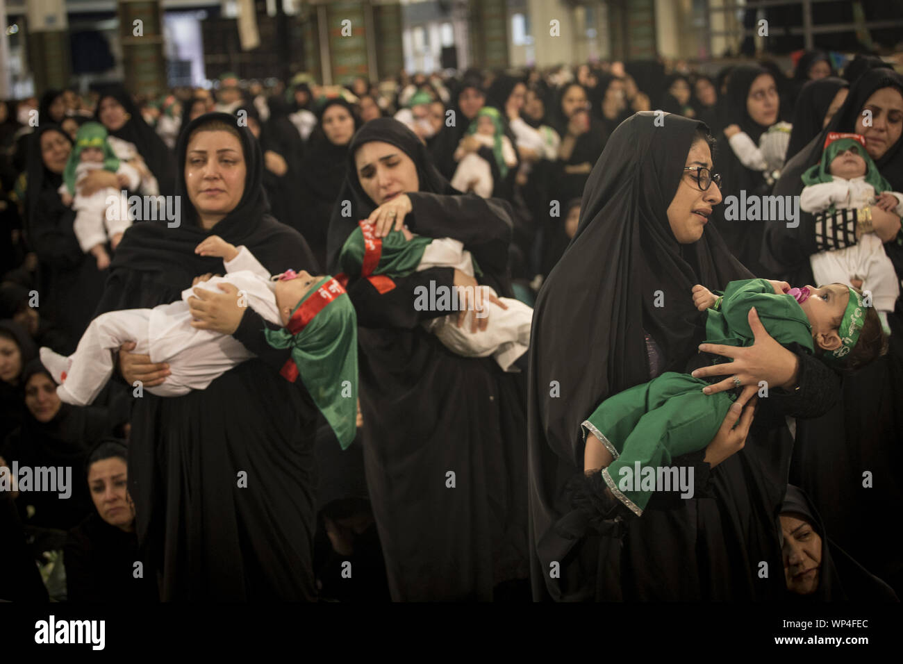 Tehran, Tehran, IRAN. 6th Sep, 2019. Iranian women hold their baby in ...