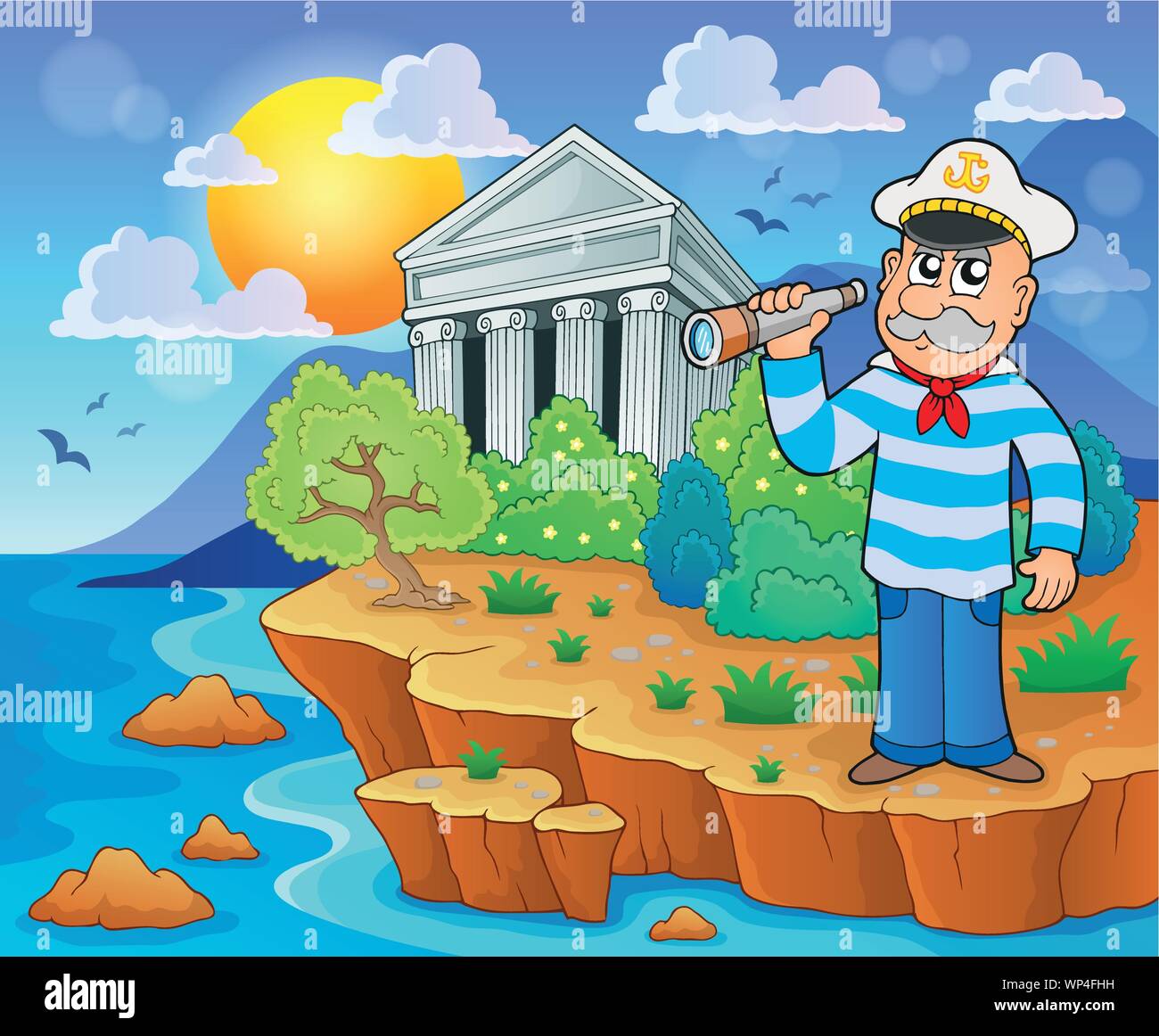 Greek sailor cap Stock Vector Images - Alamy