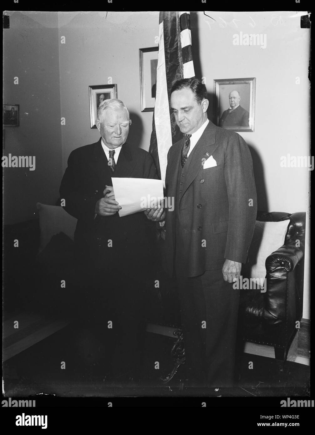 John Nance Garner, left Stock Photo - Alamy