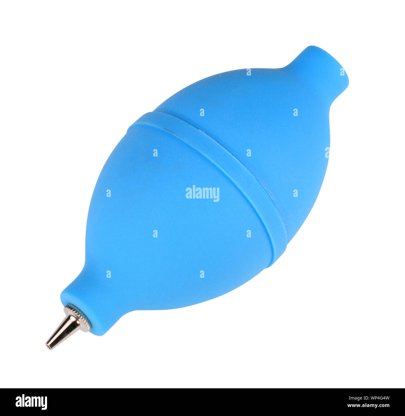 Blue Rubber Bulb Isolated Stock Photo - Alamy