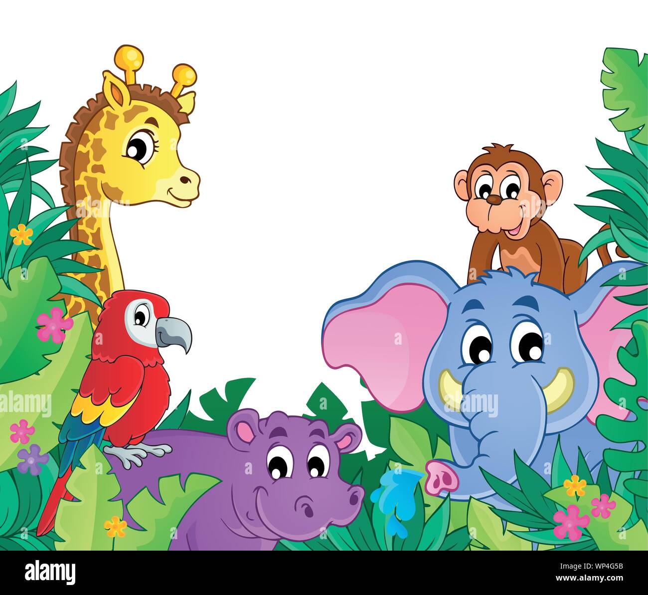 Image with jungle theme 8 Stock Vector Image & Art - Alamy