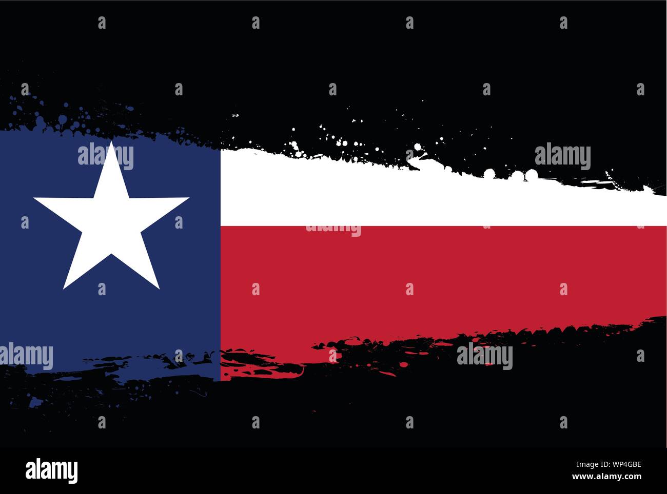 Texas Flag Splash Stock Vector Image & Art - Alamy