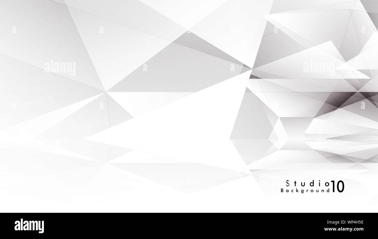 Vector studio background. abstract triangles with colorful gradients ...