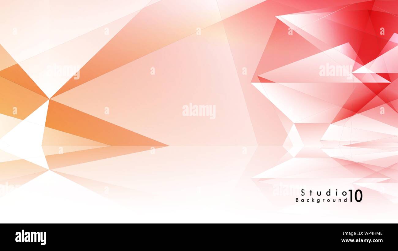 Vector studio background. abstract triangles with colorful gradients ...