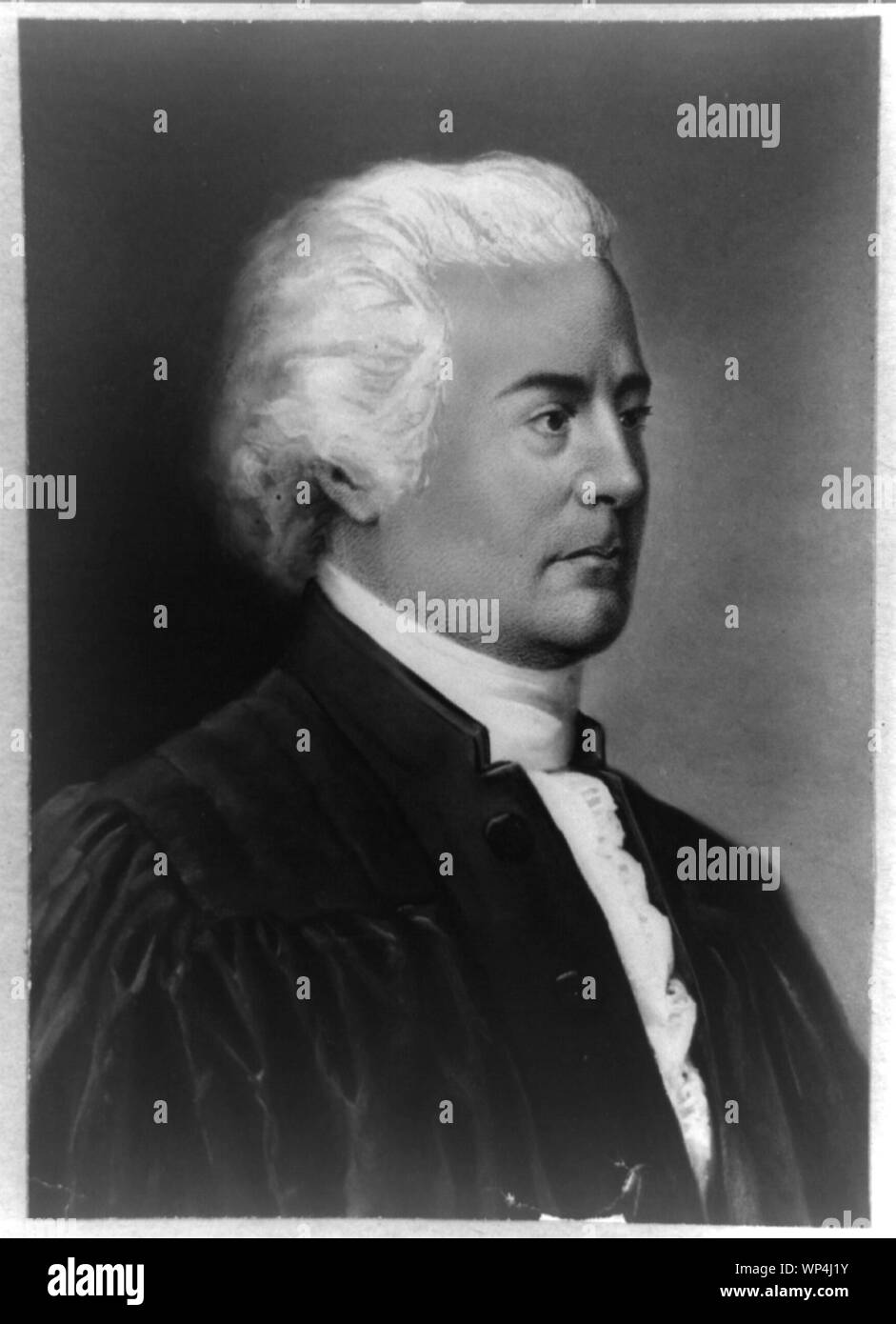 John Rutledge, head-and-shoulders portrait, facing right Stock Photo ...