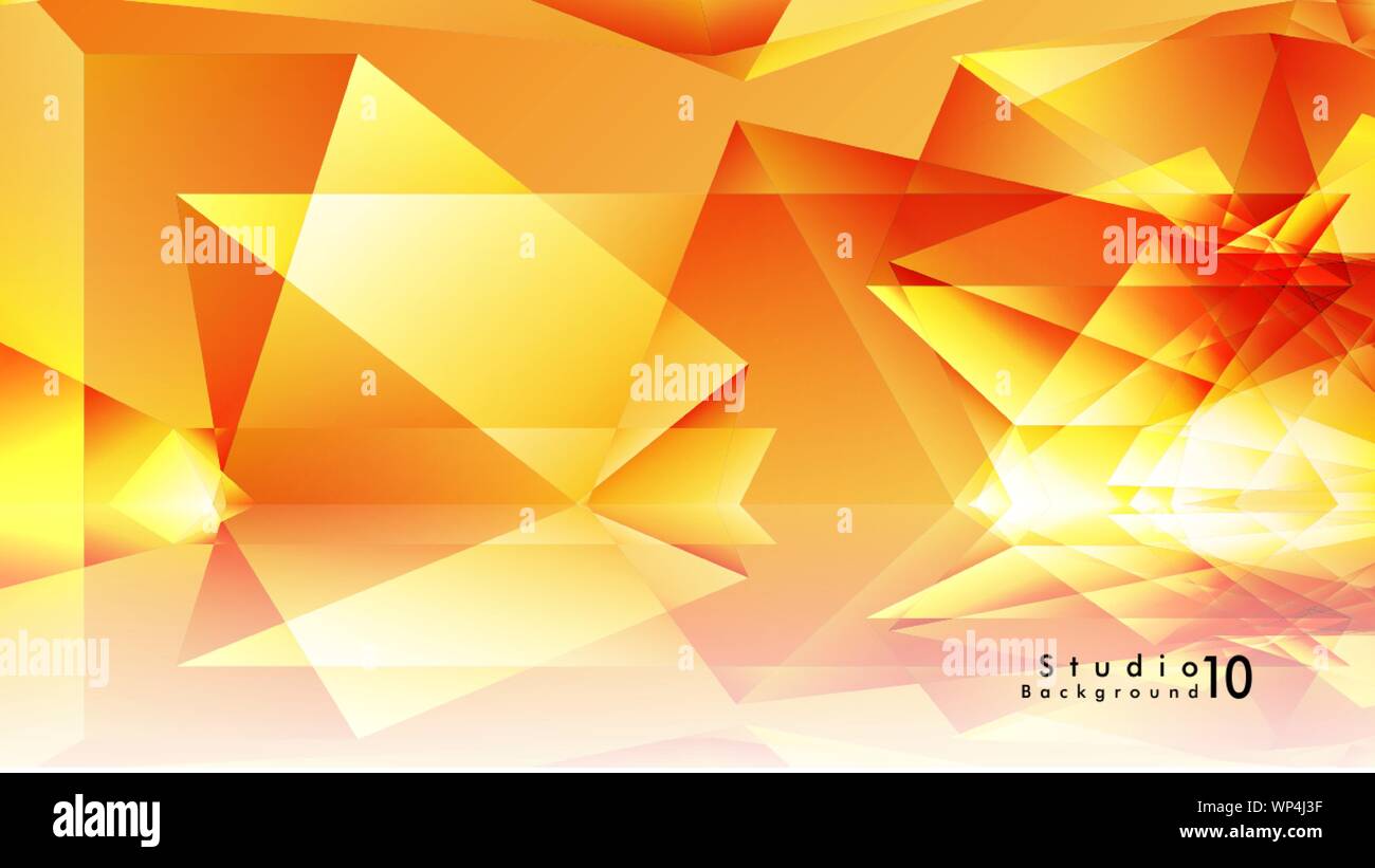 Vector studio background. abstract triangles with colorful gradients ...
