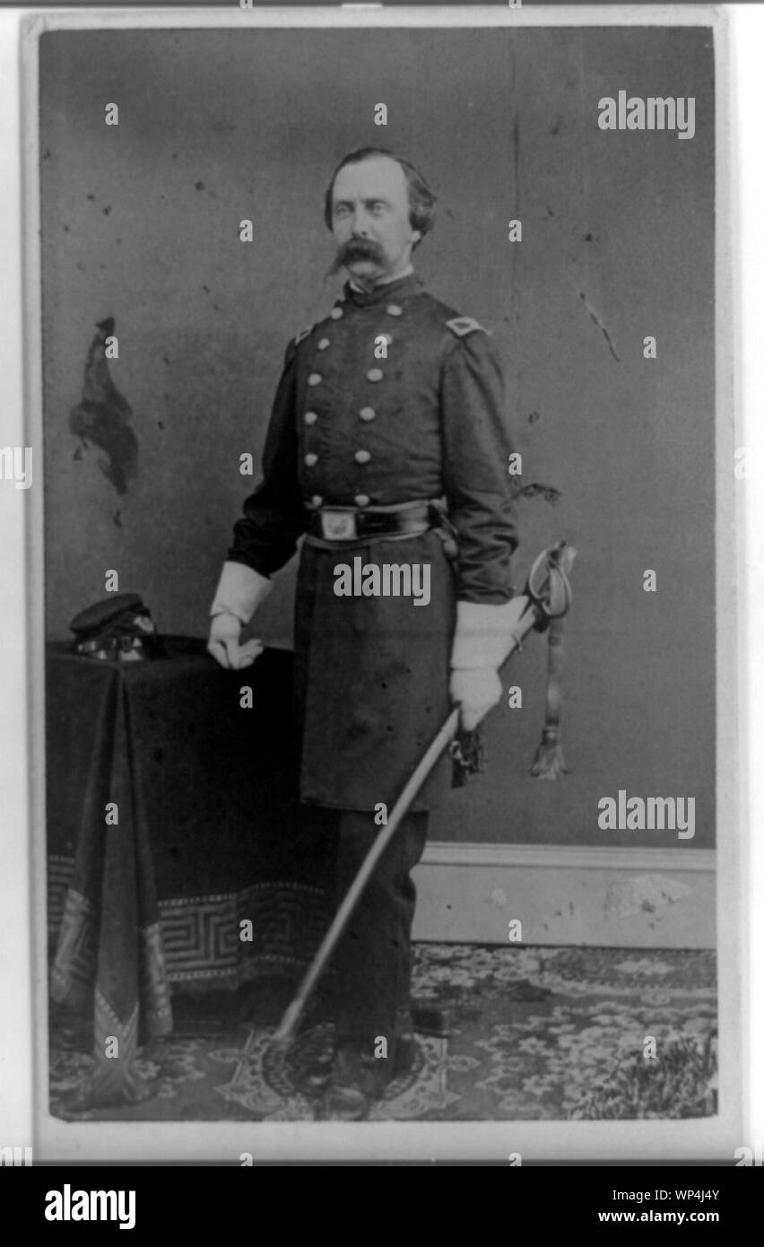 John S. Slocum, full-length portrait, standing, facing left, in uniform ...