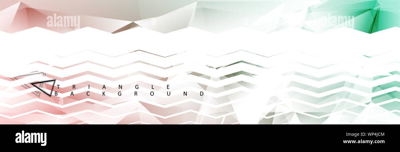 Abstract vector triangle background with colorful gradient. Vector EPS ...