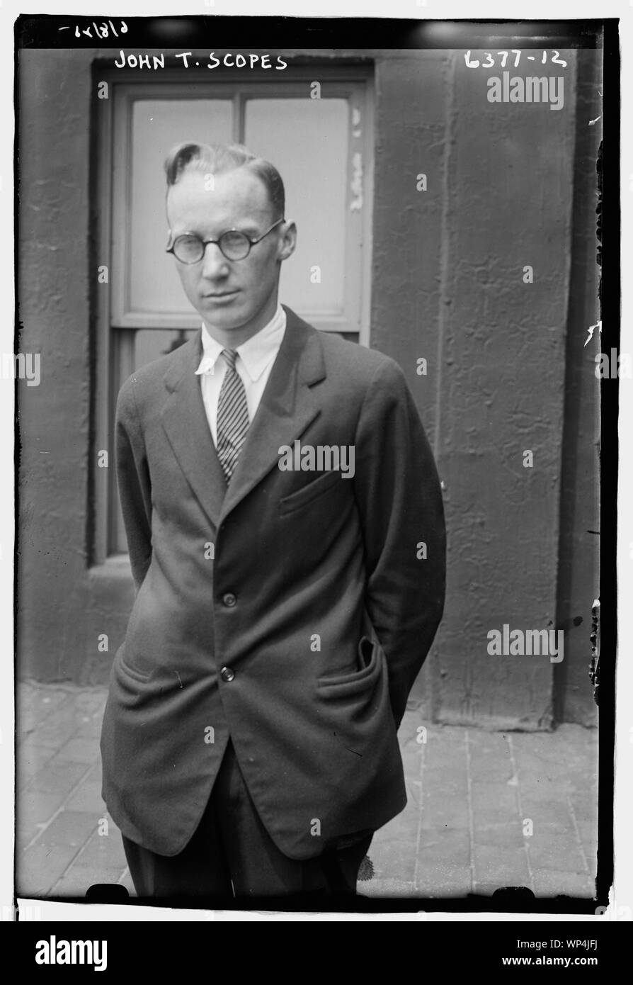 John T. Scopes Stock Photo - Alamy