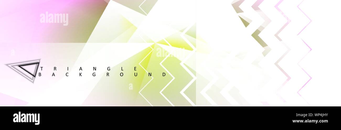 Abstract vector triangle background with colorful gradient. Vector EPS ...