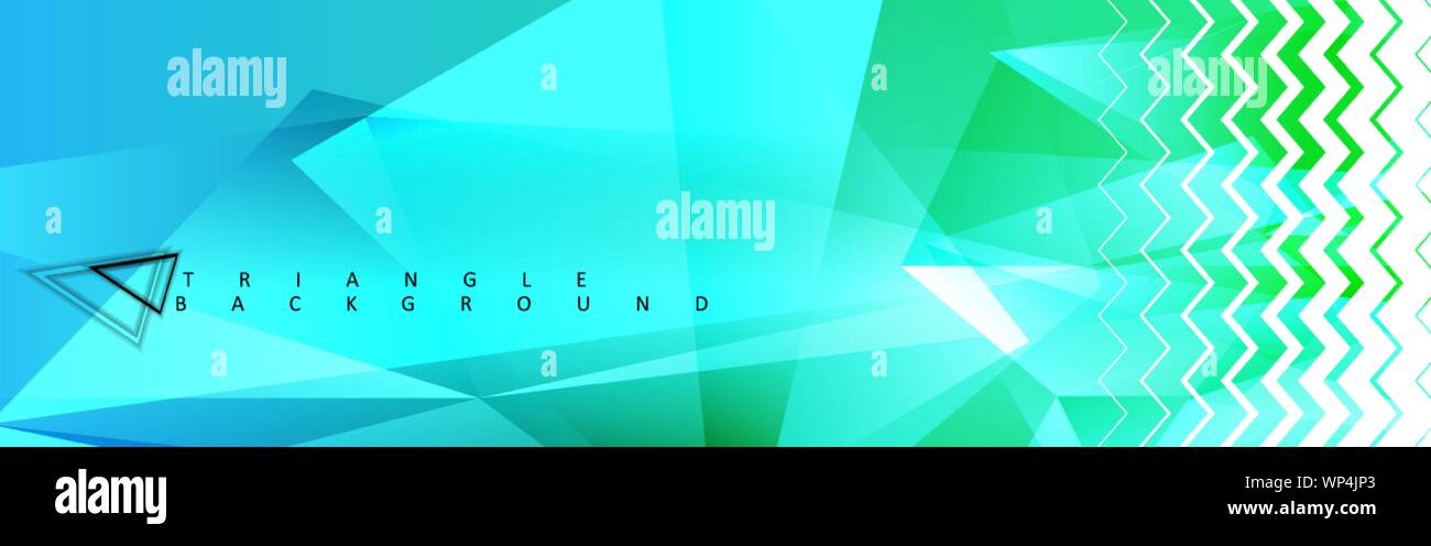 Abstract vector triangle background with colorful gradient. Vector EPS ...