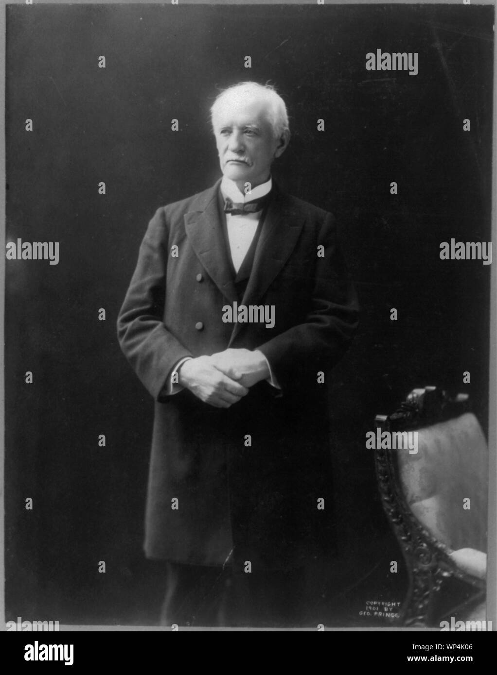 John Tyler Morgan, 1824-1907, three-quarters length portrait, facing ...