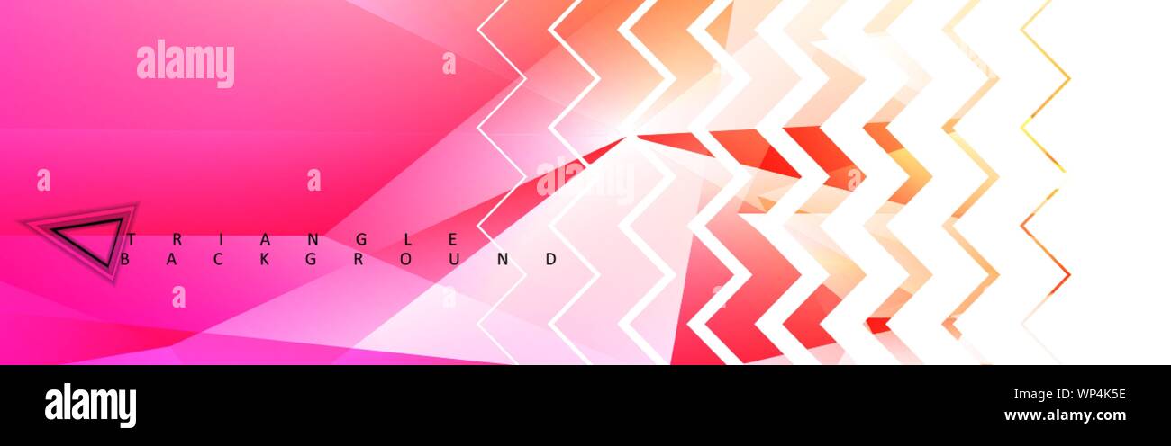 Abstract vector triangle background with colorful gradient. Vector EPS ...