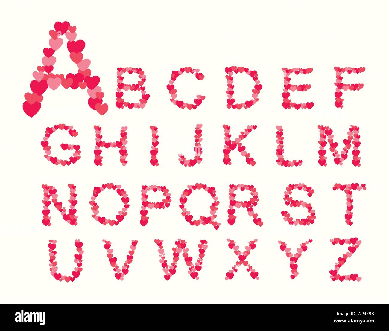 Alphabet art hi-res stock photography and images - Alamy