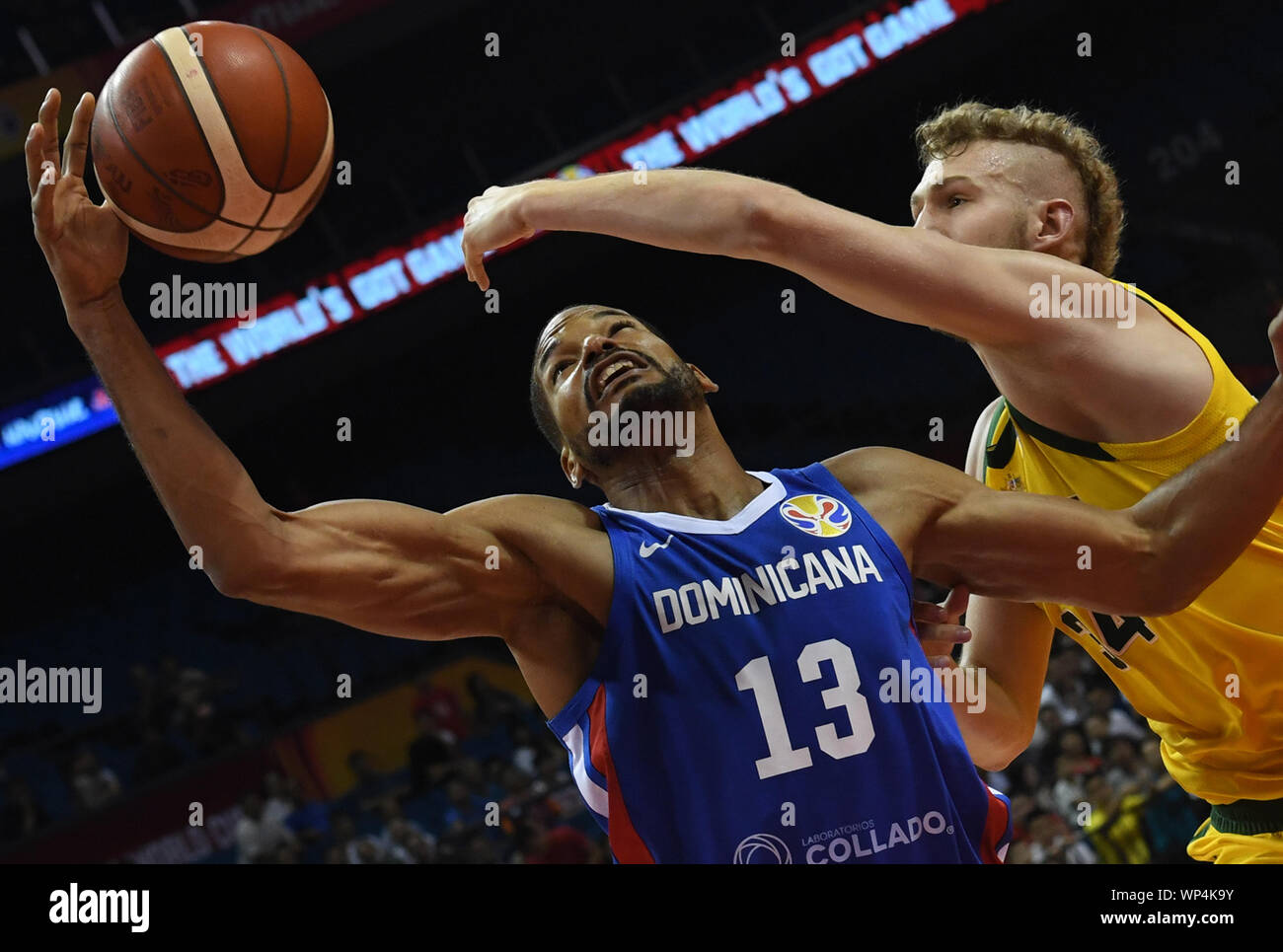 Nanjing, China's Jiangsu Province. 7th Sep, 2019. Eulis Baez (L) of ...
