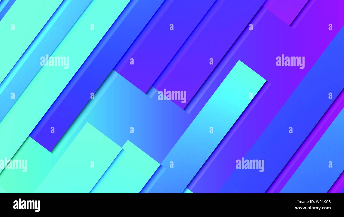 abstract geometric background line with color gradient blue and pink ...