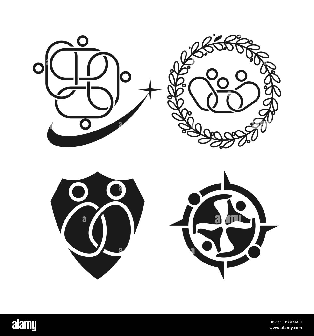 Compass teamwork Cut Out Stock Images & Pictures - Alamy