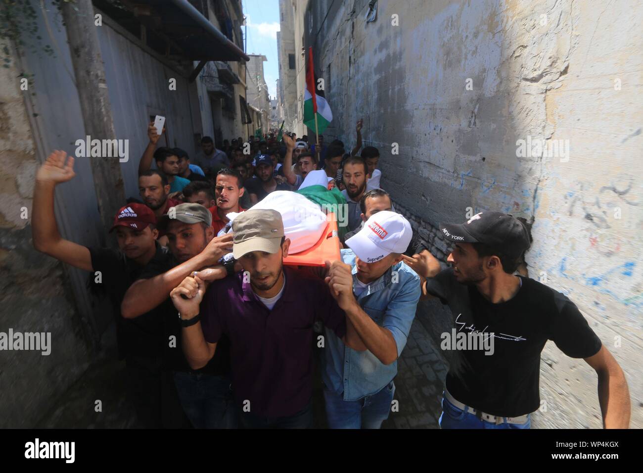 Gaza City, The Gaza Strip, Palestine. 7th Sep, 2019. Relevant carry ...