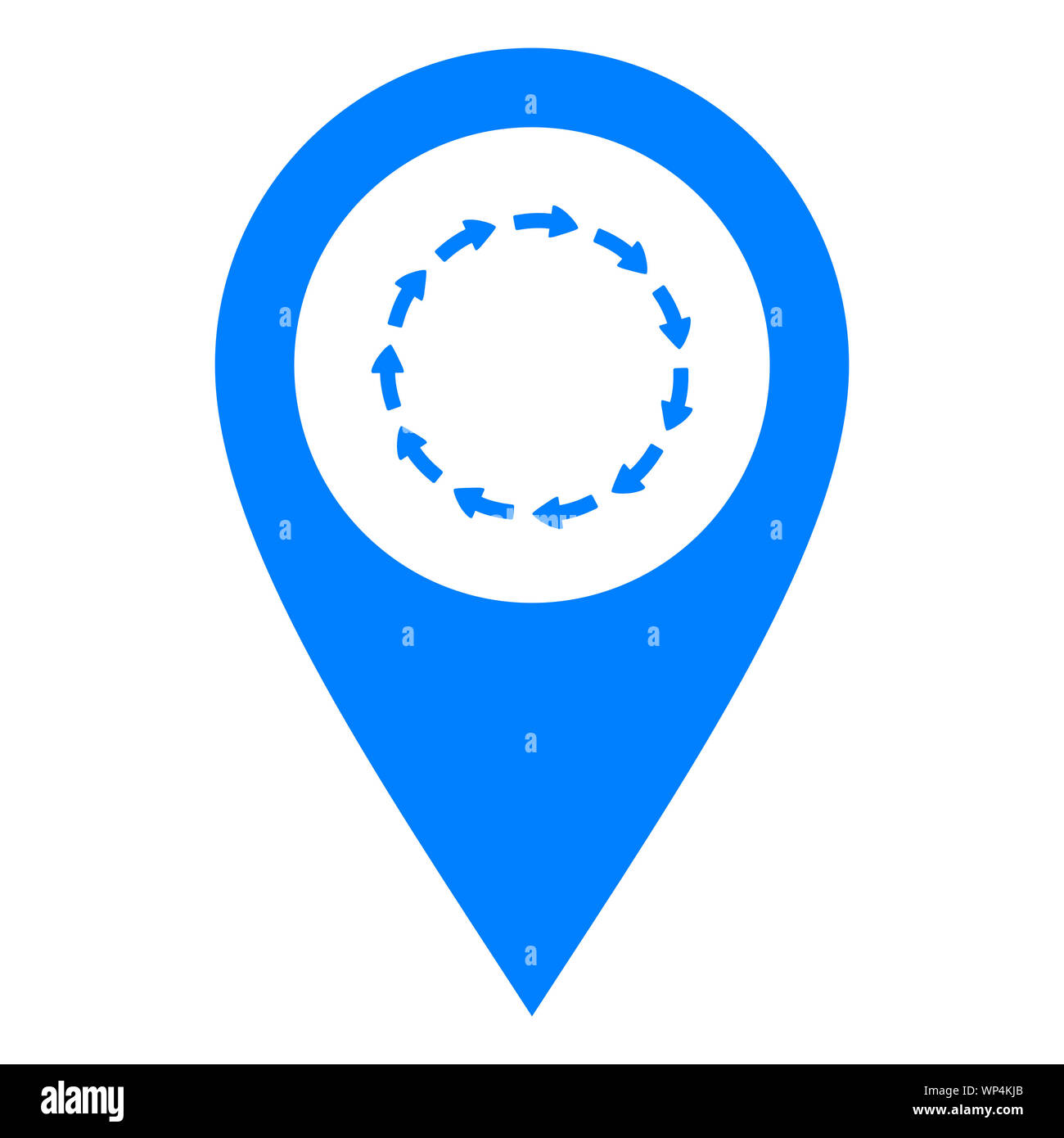 Map arrows circle Cut Out Stock Images & Pictures - Alamy