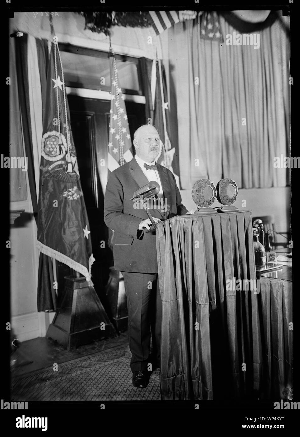 John W. Weeks at podium Stock Photo - Alamy