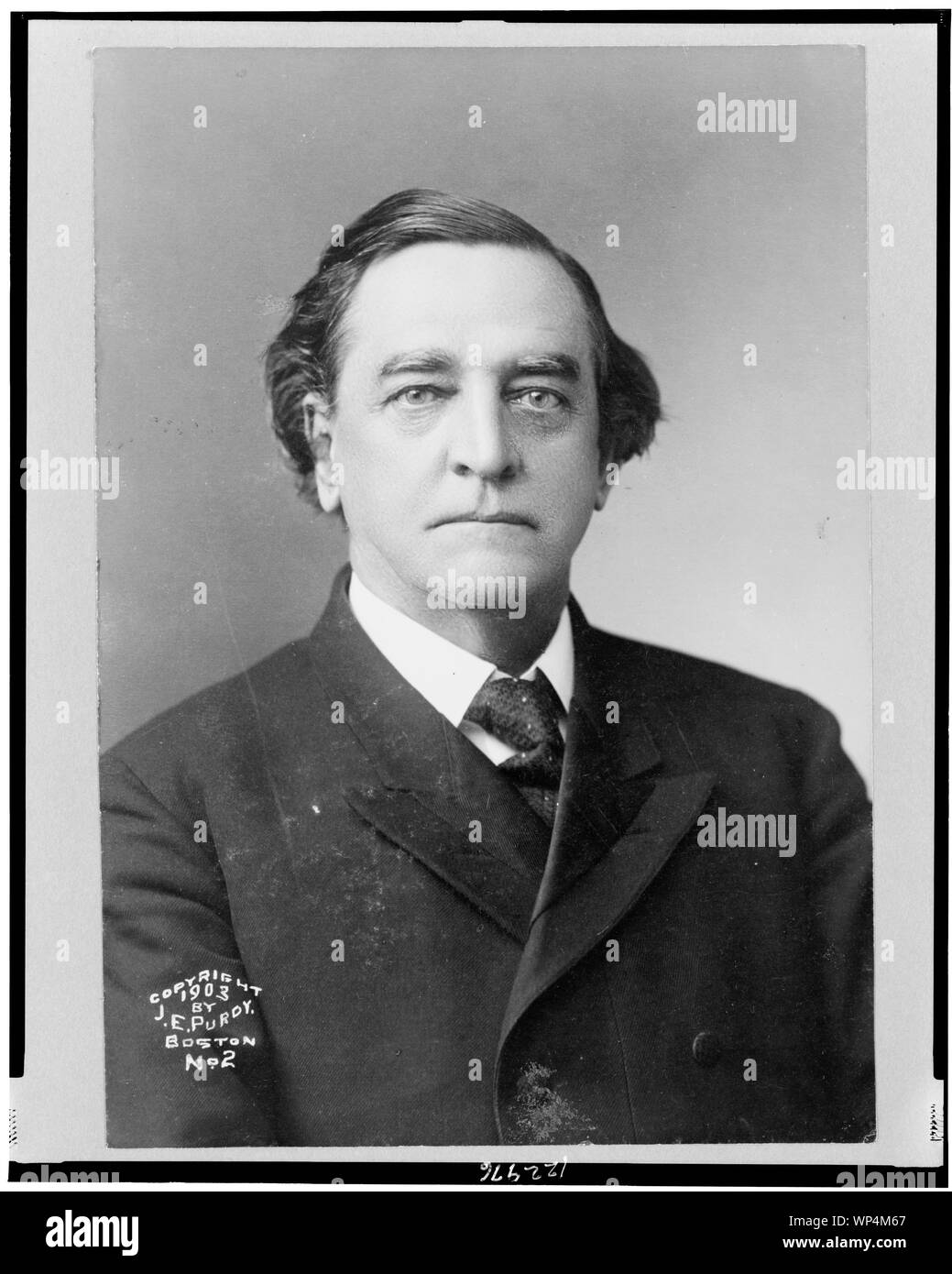 John Warwick Daniel, head-and-shoulders portrait, facing front Stock ...
