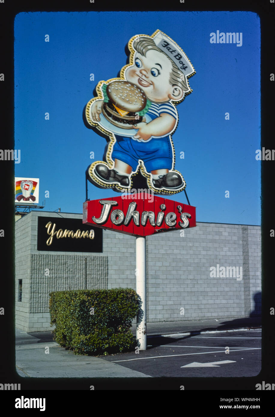 Johnnie's Fat Boy sign, Los Angeles, California Stock Photo - Alamy