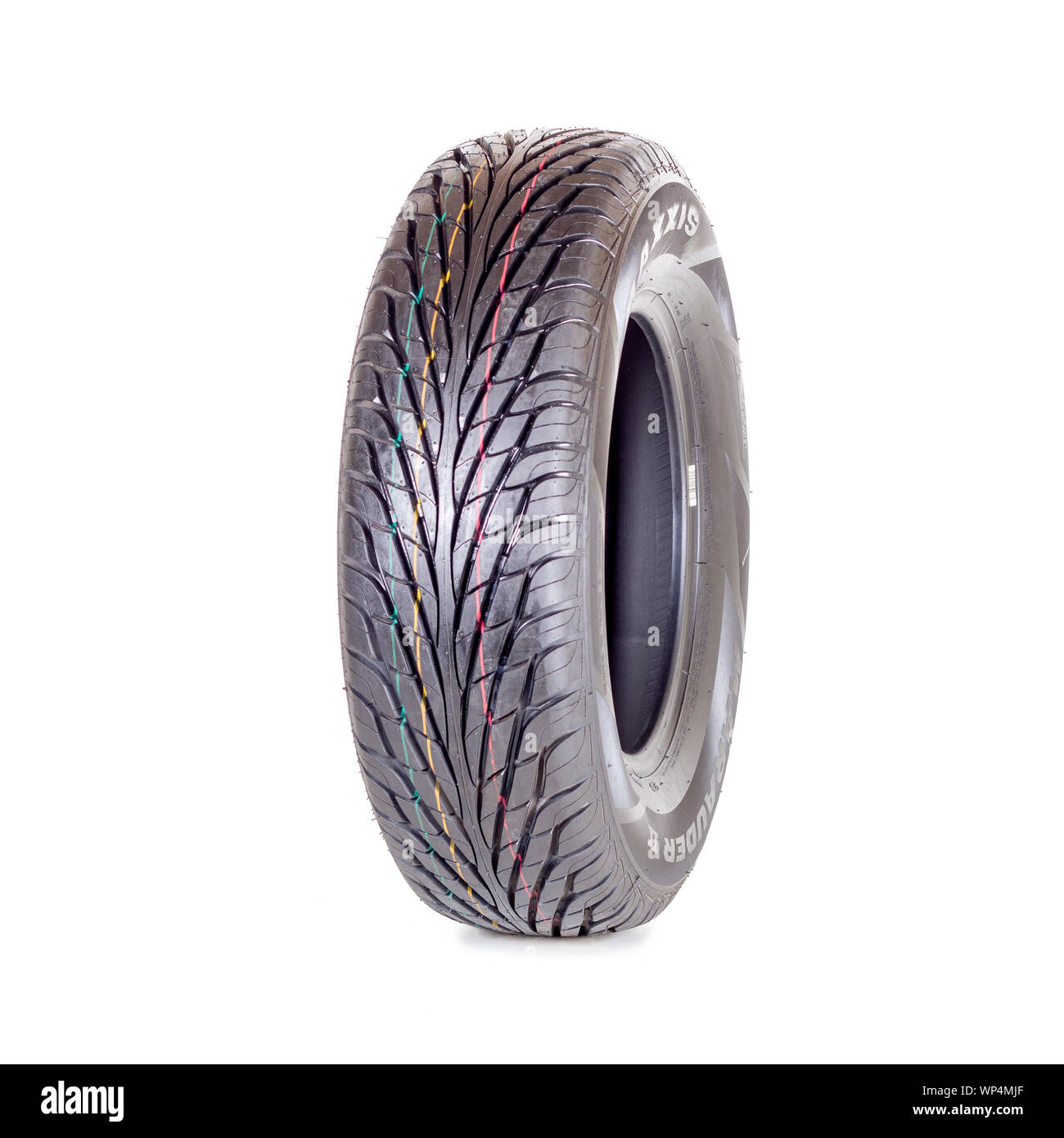 Car tire, new tyre Maxxis Marauder II on white background isolated ...