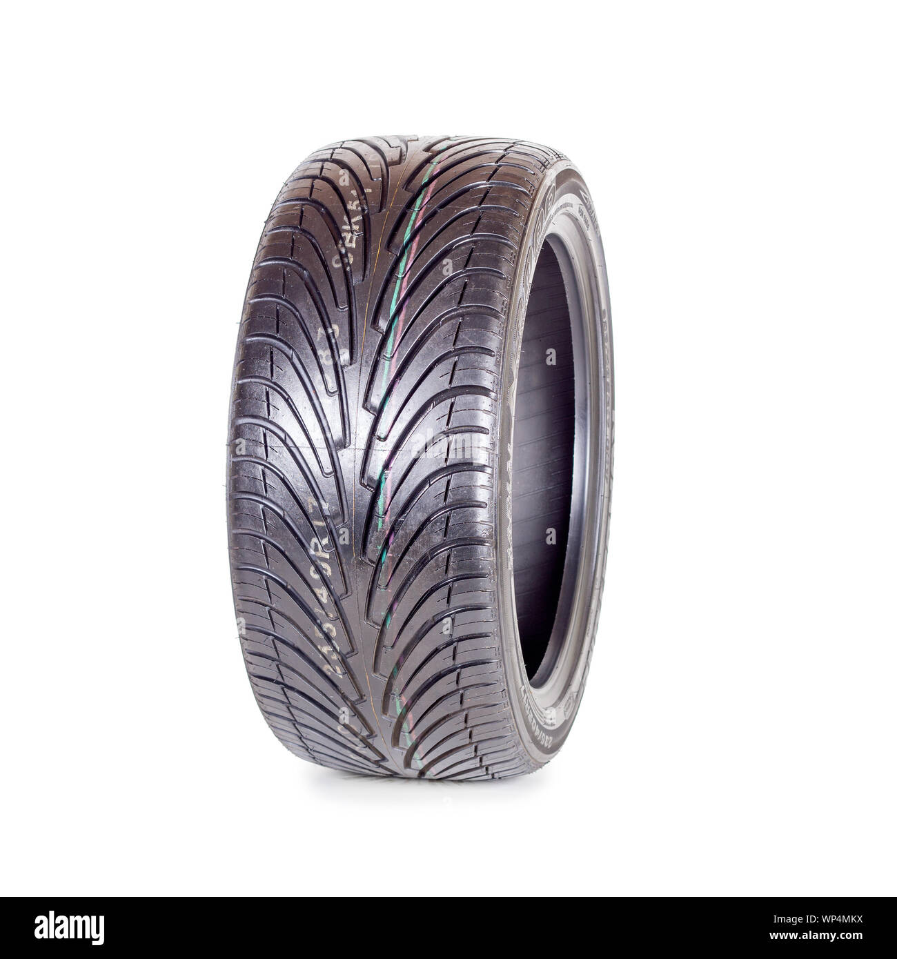 Car tire, new tyre on white background isolated close up Stock Photo ...