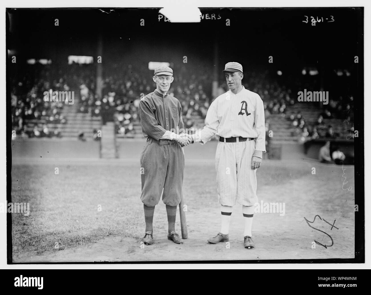 Johnny Evers, Boston NL & Eddie Plank, Philadelphia AL (baseball Stock ...