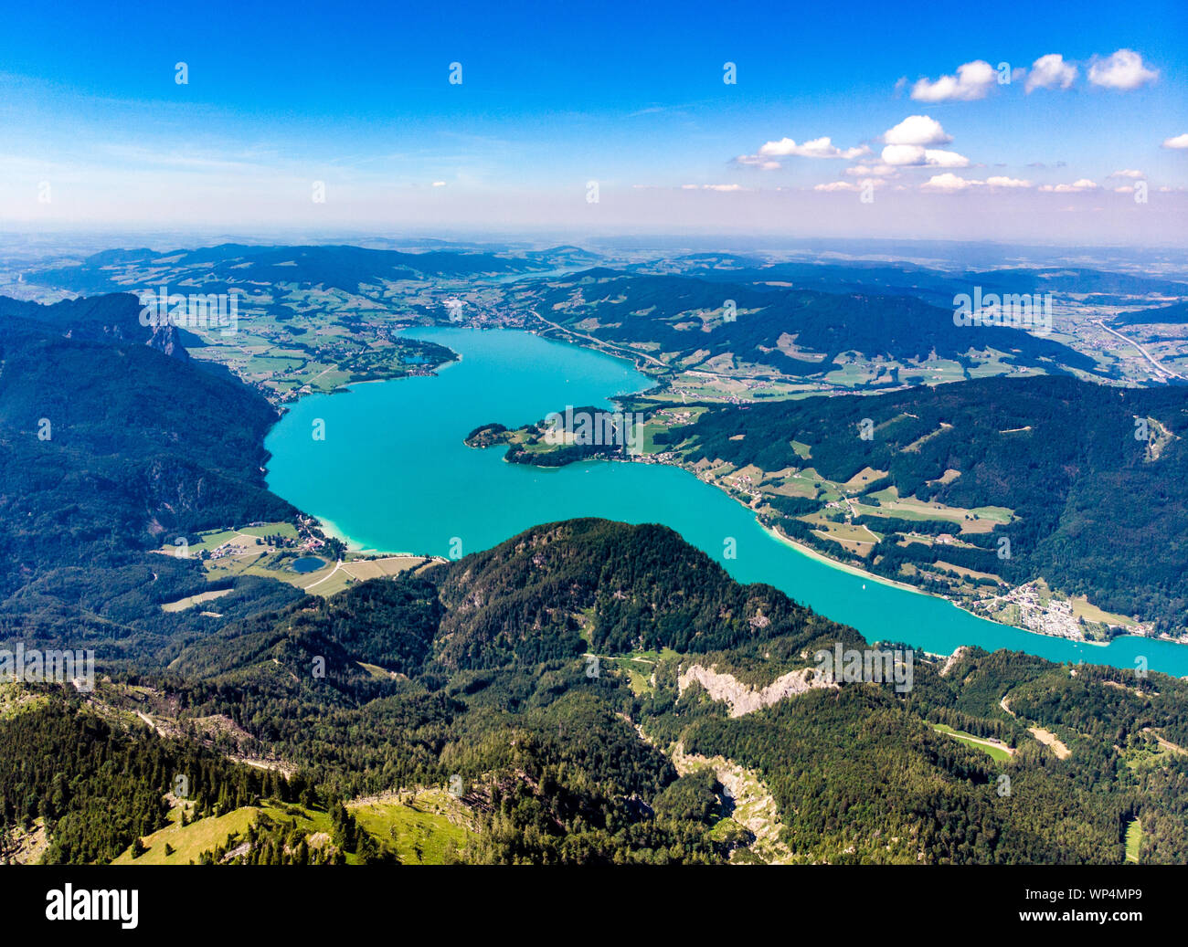 Austria salzkammergut moon lake mondsee hi-res stock photography and ...