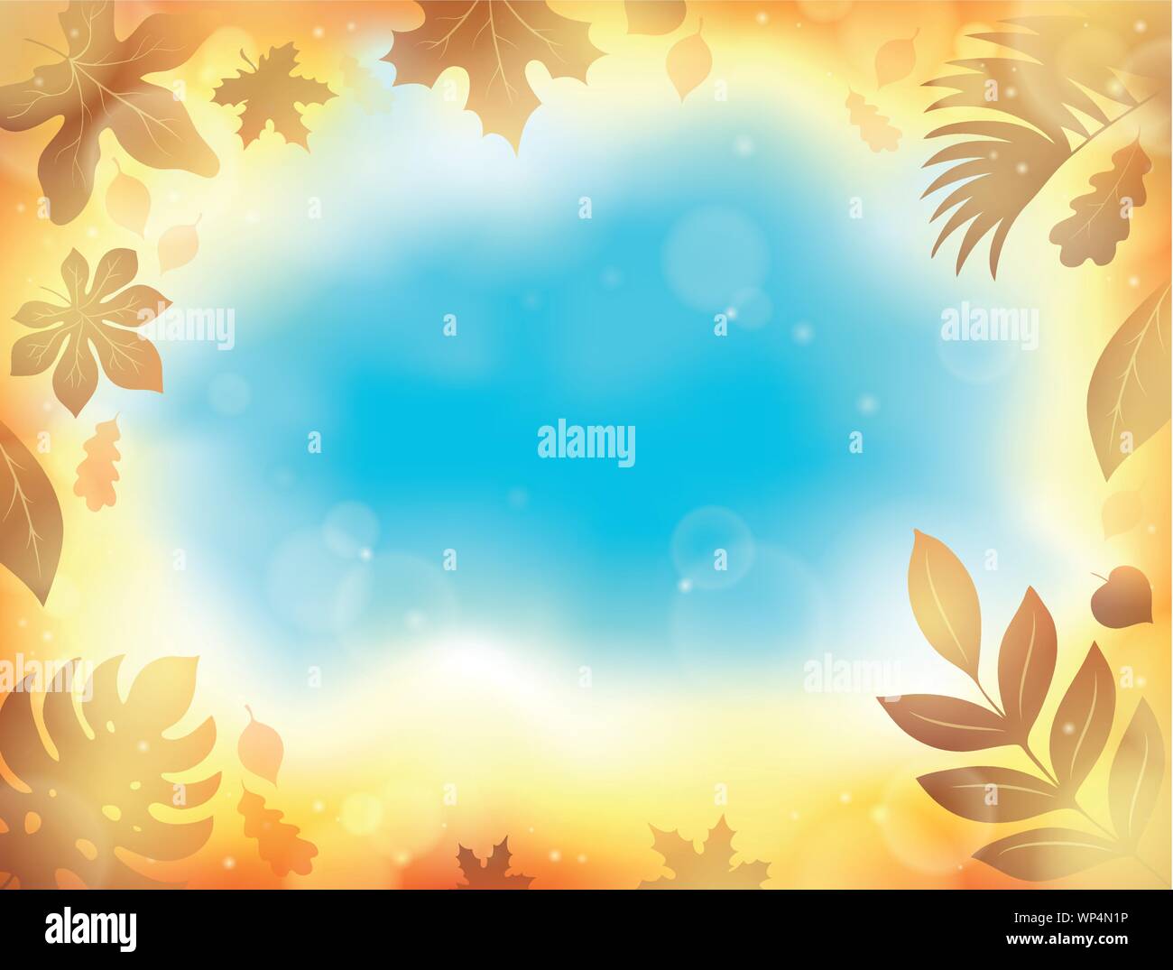 Leaves theme background 1 Stock Vector Image & Art - Alamy