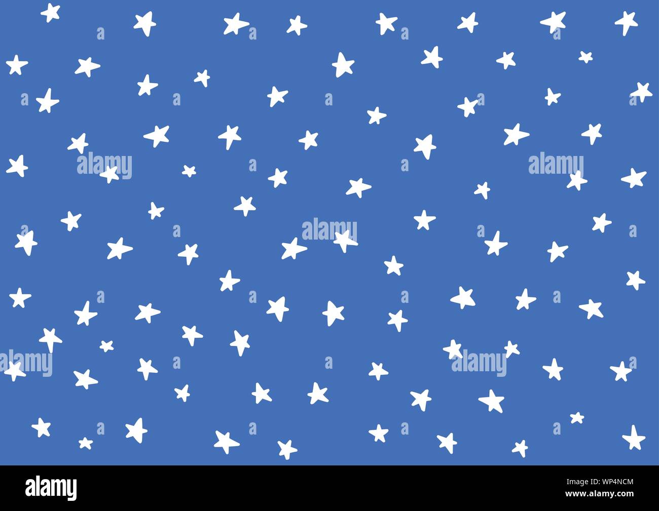 Star night pattern template baby children kids Stock Vector Image & Art ...