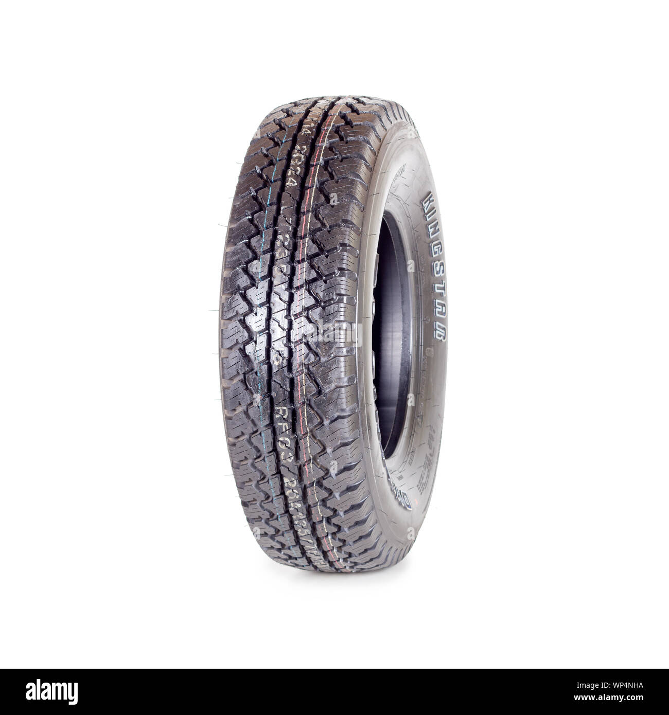 Car tire, new tyre on white background isolated close up Stock Photo ...