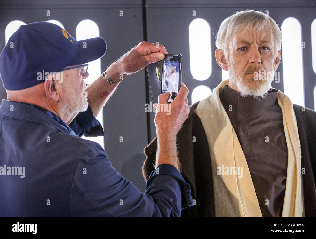 Dassow, Germany. 07th Sep, 2019. The American actor Angus MacInnes (l ...