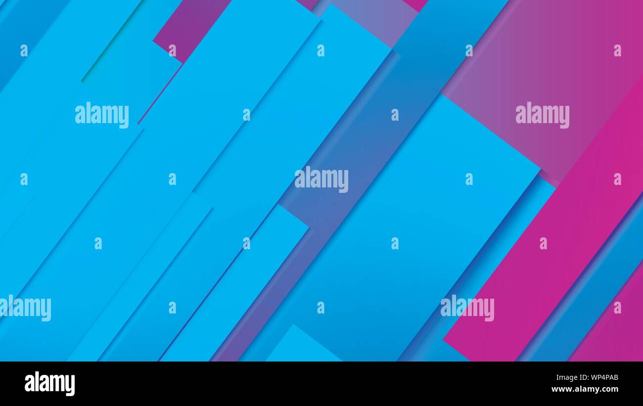 abstract geometric background line with color gradient blue and pink ...