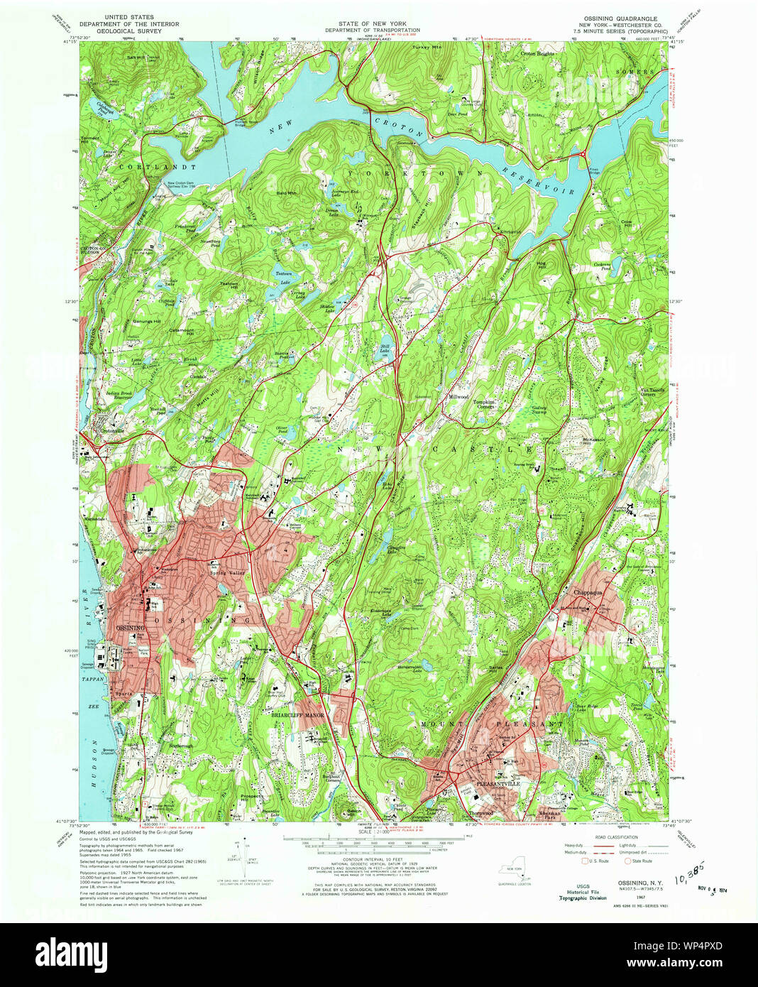 Ossining map Cut Out Stock Images & Pictures - Alamy