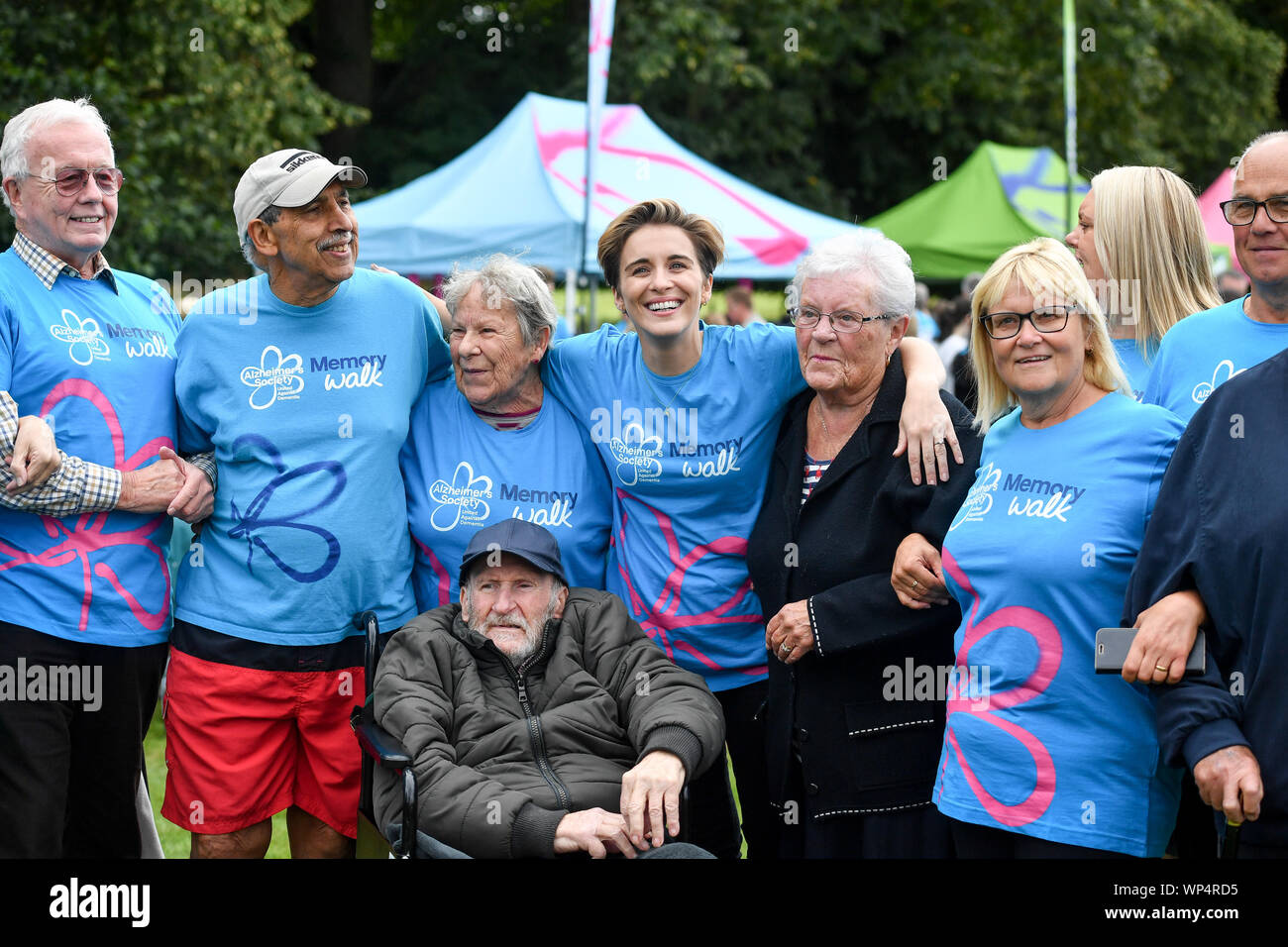 Line of Duty star Vicky McClure (centre) takes part in the Alzheimer's ...