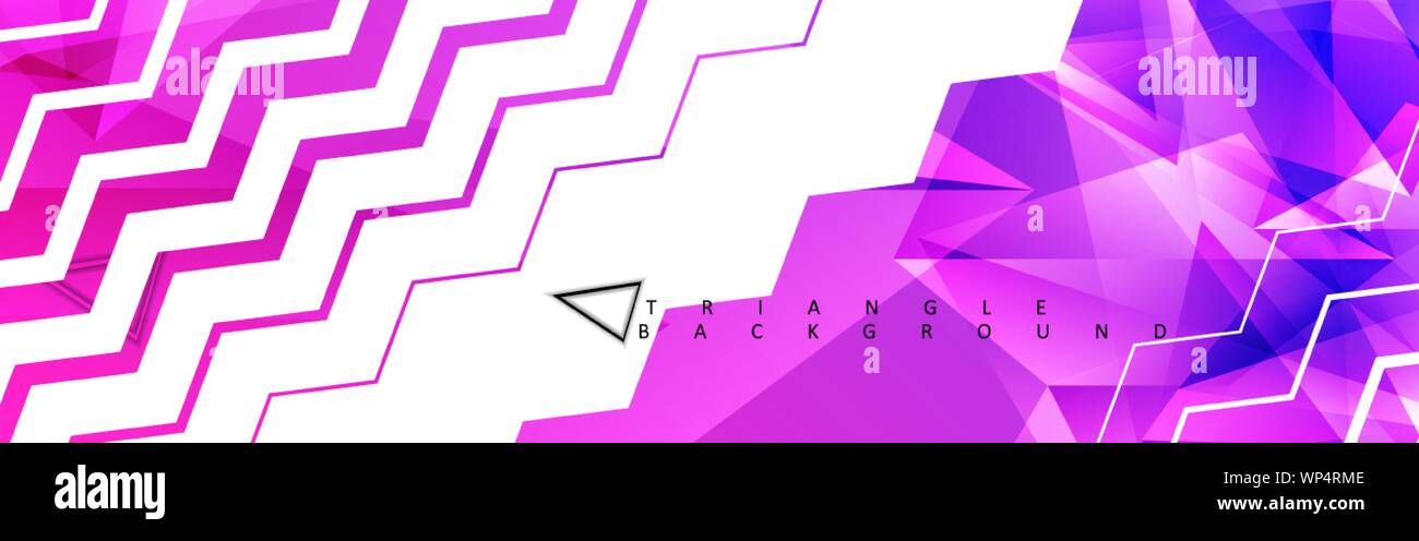 Abstract vector triangle background with colorful gradient. Vector EPS ...