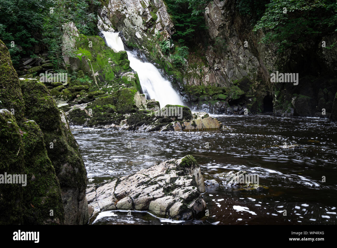 Conwy Falls, Betws-y-Coed, Conwy, Wales Stock Photo - Alamy