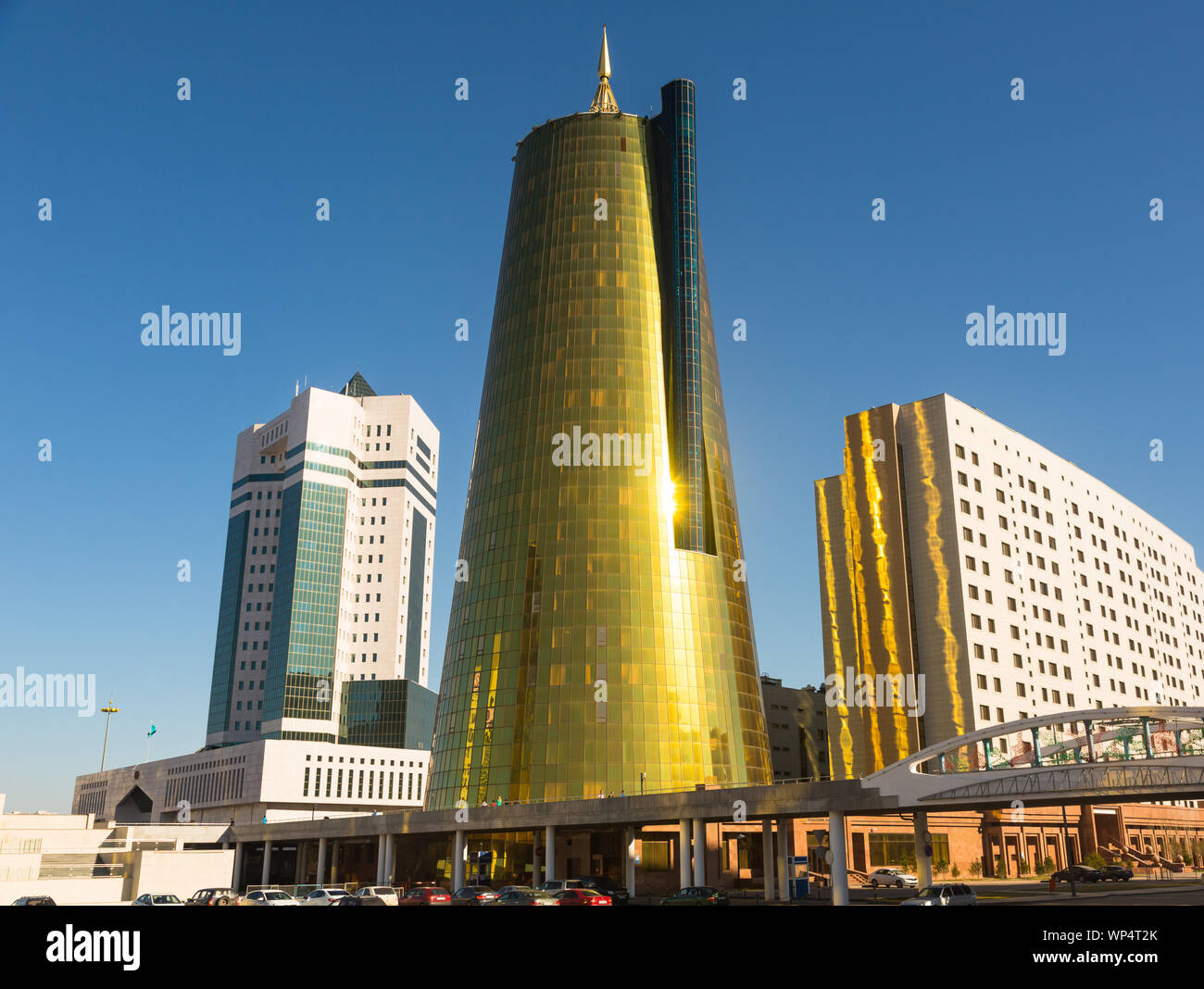 Golden Towers Kazakhstan Stock Photo - Alamy