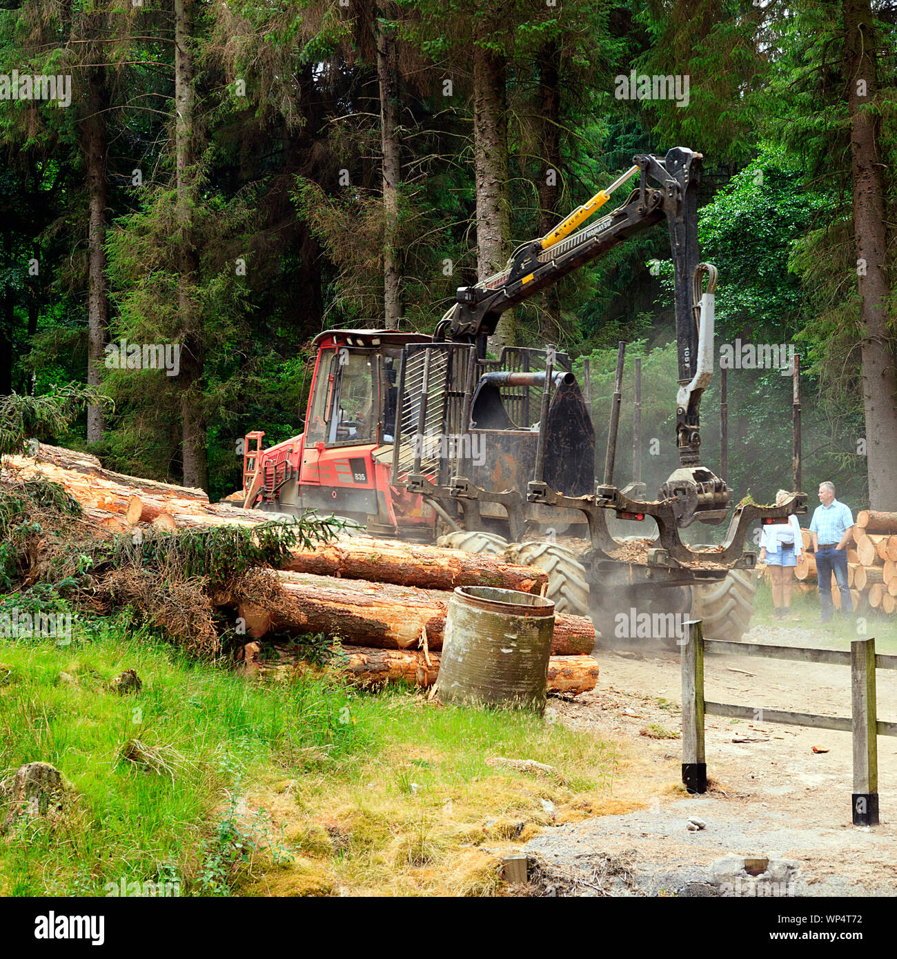 Forestry tractor hi-res stock photography and images - Alamy