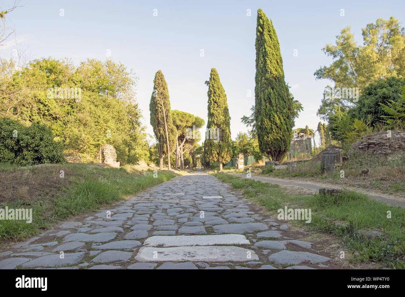 Ancient roman road hi-res stock photography and images - Alamy