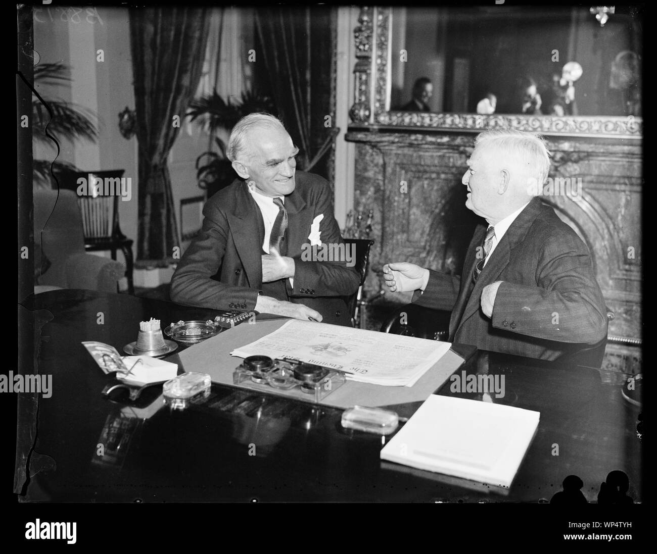 Joseph Byrns and John Nance Garner Stock Photo - Alamy