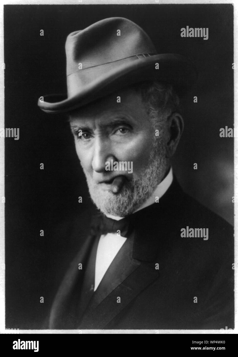 Joseph Joe G Cannon, bust portrait, with cigar in his mouth Stock Photo ...